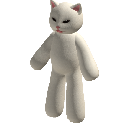 Salad Cat Suit Plushy Costume White plush | Roblox Item - Rolimon's