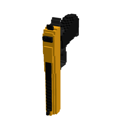 Holdable Voxel Gun {Gold Right} | Roblox Item - Rolimon's