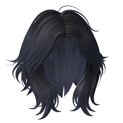 Blue Black Wolf Cut Hair | Roblox Item - Rolimon's