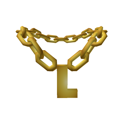 Gold Letter L Chain | Roblox Item - Rolimon's