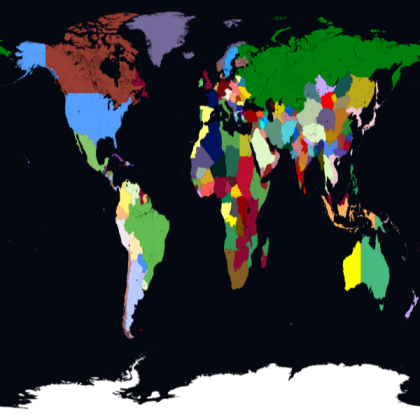 World Map of Red Flood Mod