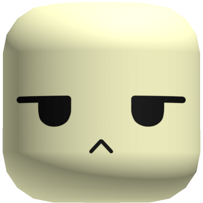 ୨୧ cute grumpy frown tired face mask | Roblox Item - Rolimon's