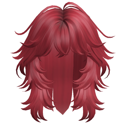 Fluffy Wolf Cut(Red) | Roblox Item - Rolimon's