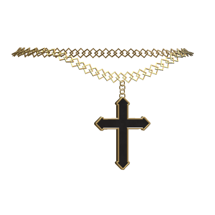 gold cross chain | Roblox Item - Rolimon's