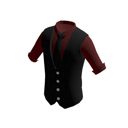 Red Shirt & Formal Black Vest | Roblox Item - Rolimon's