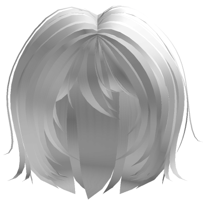 ୨୧ cute messy overgrown bangs white | Roblox Item - Rolimon's