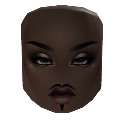 [R6] Male Model Goatee Makeup Brown Skin Tone | Roblox Item - Rolimon's