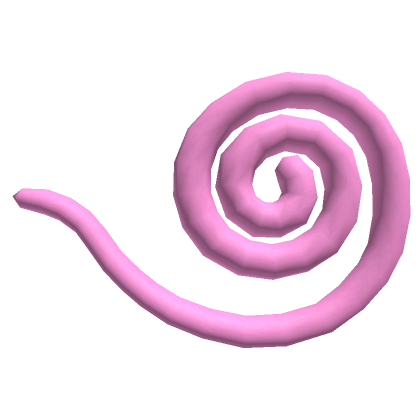 Curly Monkey Tail (Pink) | Roblox Item - Rolimon's