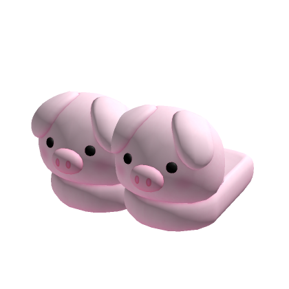 ♡ รองเท้าแตะหมู - Roblox