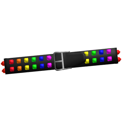Rainbow Studded Scene Belt 3.0 | Roblox Item - Rolimon's