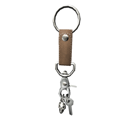 Brown leather keychain | Roblox Item - Rolimon's