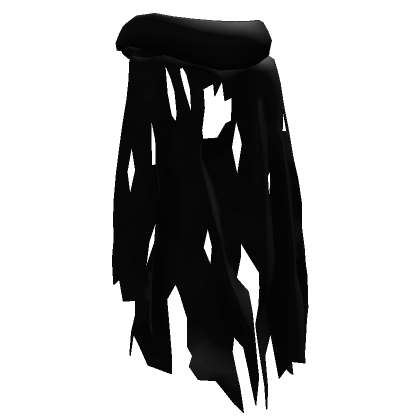 Ripped Hero's Cape Black - Roblox