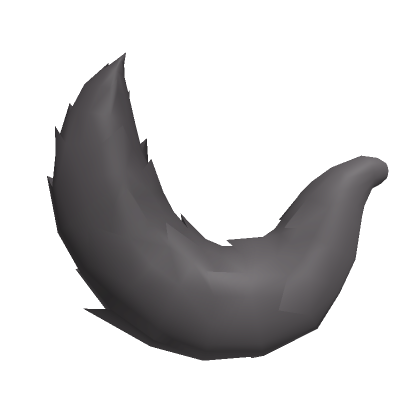 Grey Mega Fluffy Tail | Roblox Item - Rolimon's