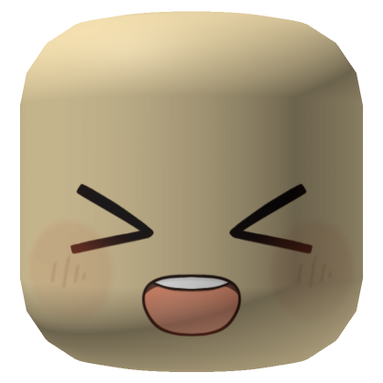 LOL XD Kawaii Flushed Face Mask | Roblox Item - Rolimon's