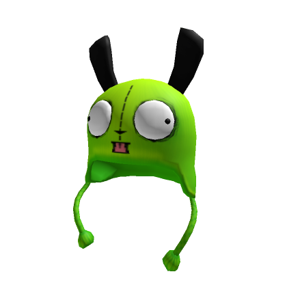 Officially Licensed Invader Zim GIR Tassel Beanie | Roblox Item - Rolimon's