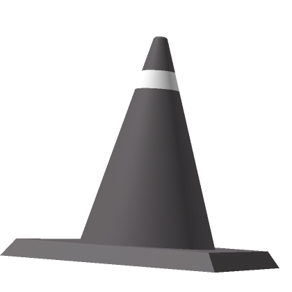 Grey Traffic Cone | Roblox Item - Rolimon's