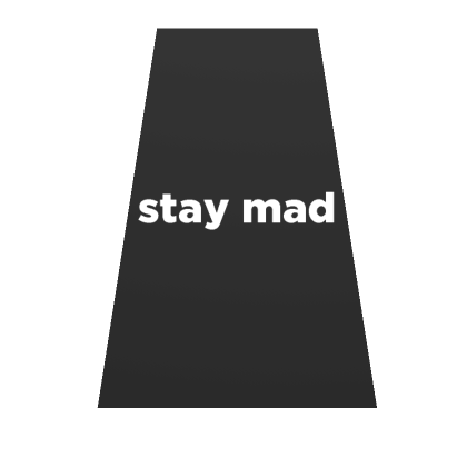 stay mad Cape | Roblox Item - Rolimon's