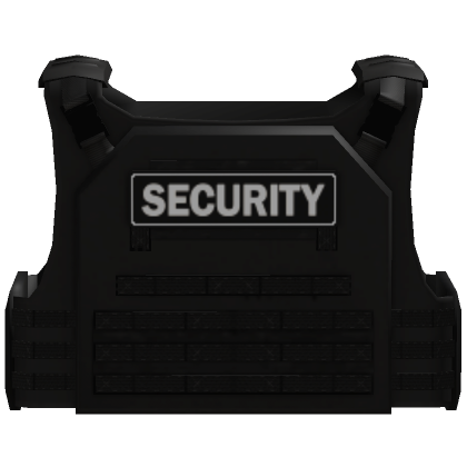 Private Security Ballistic Vest (Black) | Roblox Item - Rolimon's