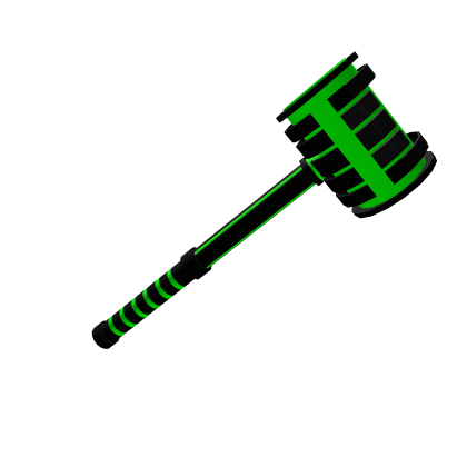 Green LAZER Hammer | Roblox Item - Rolimon's