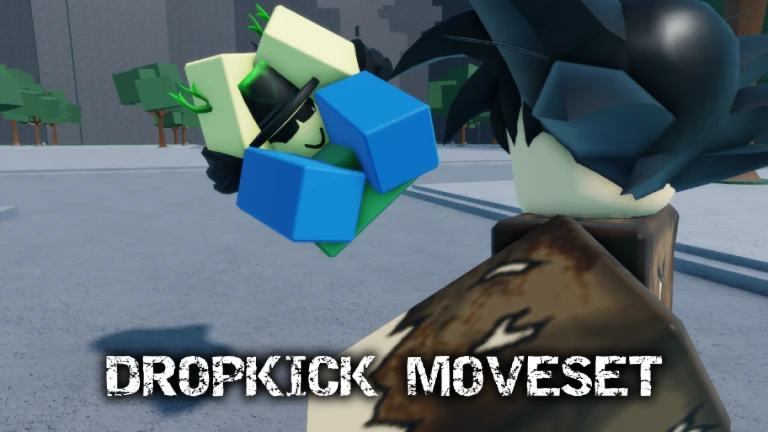 Teste de Moveset KJ [DROPKICK] - Roblox