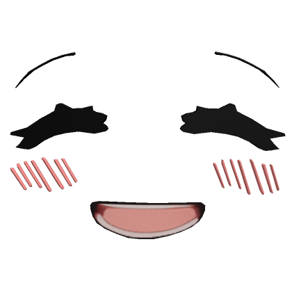 😊 Cute Happy Blush Face (3D) 😊 | Roblox Item - Rolimon's