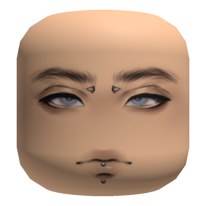 Masc Pierced Face Light Skin Tone | Roblox Item - Rolimon's