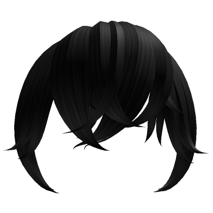 Black Overgrown Messy Bangs | Roblox Item - Rolimon's