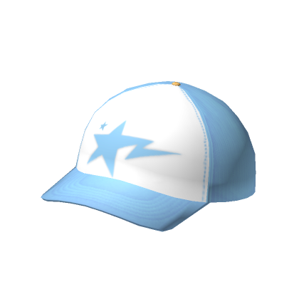 Baby Blue Y2K Star Trucker Cap | Roblox Item - Rolimon's