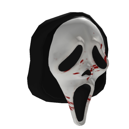 Bloody Screaming Ghost Mask hooded | Roblox Item - Rolimon's