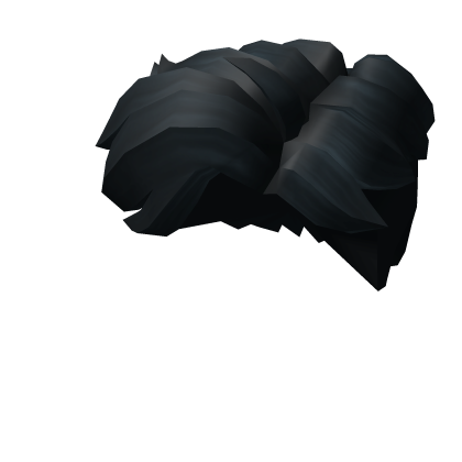 Black Floof Hair | Roblox Item - Rolimon's