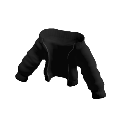Black Oversized Off Shoulder Jacket | Roblox Item - Rolimon's