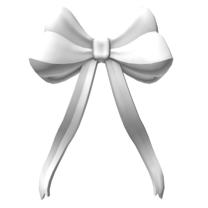 White Flowy Bow | Roblox Item - Rolimon's