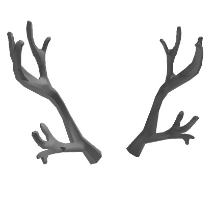 Completely Grey Antlers | Roblox Item - Rolimon's