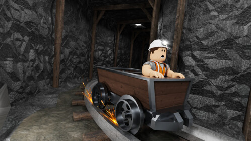 Carrito Ride Mine Adventures 2 - Roblox