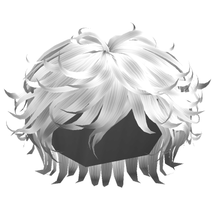White Messy Hair | Roblox Item - Rolimon's