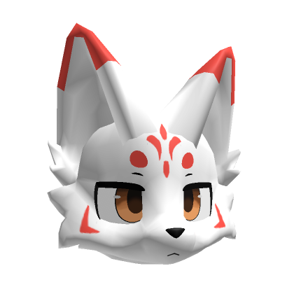 Red Kemono Kitsune (Colored Eyes) | Roblox Item - Rolimon's