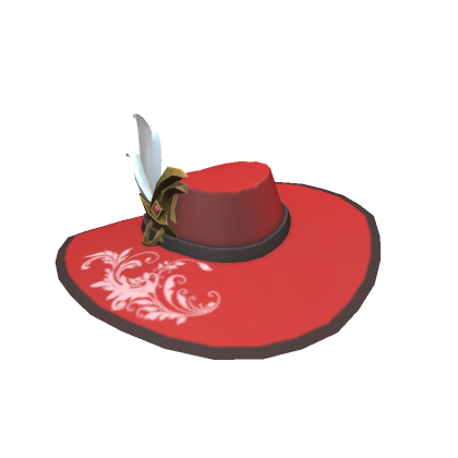 Feathered Red Hat | Roblox Item - Rolimon's