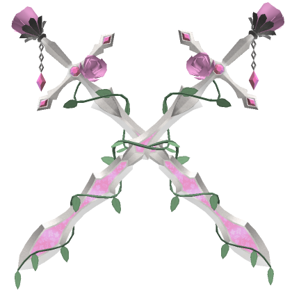 Double Jewelled Rose Swords - Pink | Roblox Item - Rolimon's