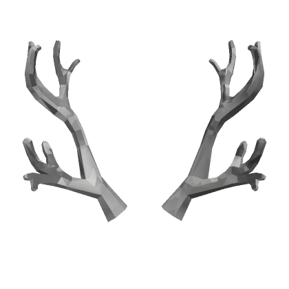 Grey Antlers | Roblox Item - Rolimon's
