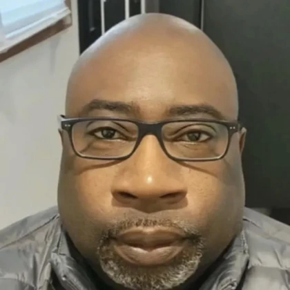 funny black guy staring