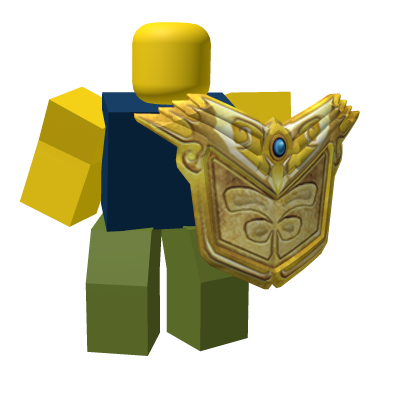 Noob Assist: Golden Shield Guardian | Roblox Limited Item - Rolimon's