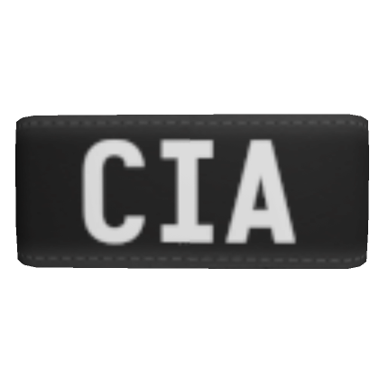 "CIA" Agency Armband | Roblox Item - Rolimon's