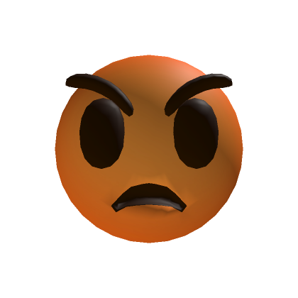 Angry Face Emoji | Roblox Item - Rolimon's