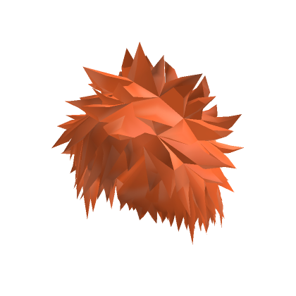 Stacheliges Anime-Orange-Frisur – Roblox