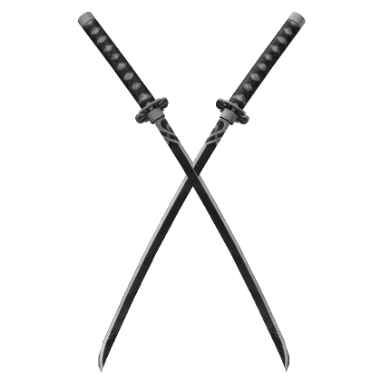 Black Dual Katanas | Roblox Item - Rolimon's