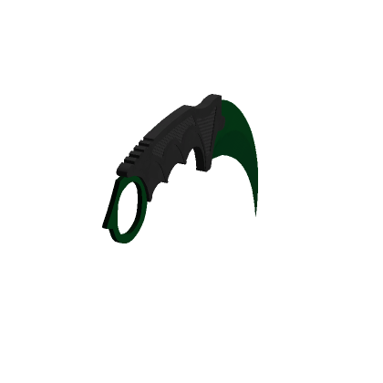 Holdable Green Karambit | Roblox Item - Rolimon's