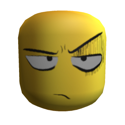 Yellow Angry Noob Head | Roblox Item - Rolimon's