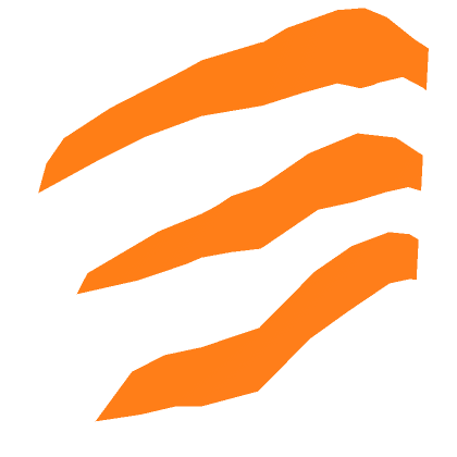 Orange Tiger Stripes Tattoo (Left) | Roblox Item - Rolimon's