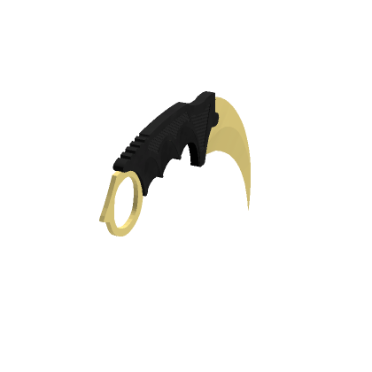 Holdable Golden Karambit | Roblox Item - Rolimon's