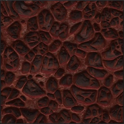 trypophobic flesh texture
